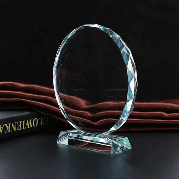 Custom Round Crystal Trophies - Wholesale & OEM Available