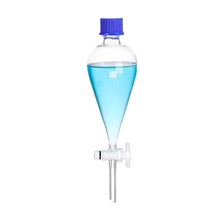 Customized laboratory separation pear shaped funnel glass separation ...