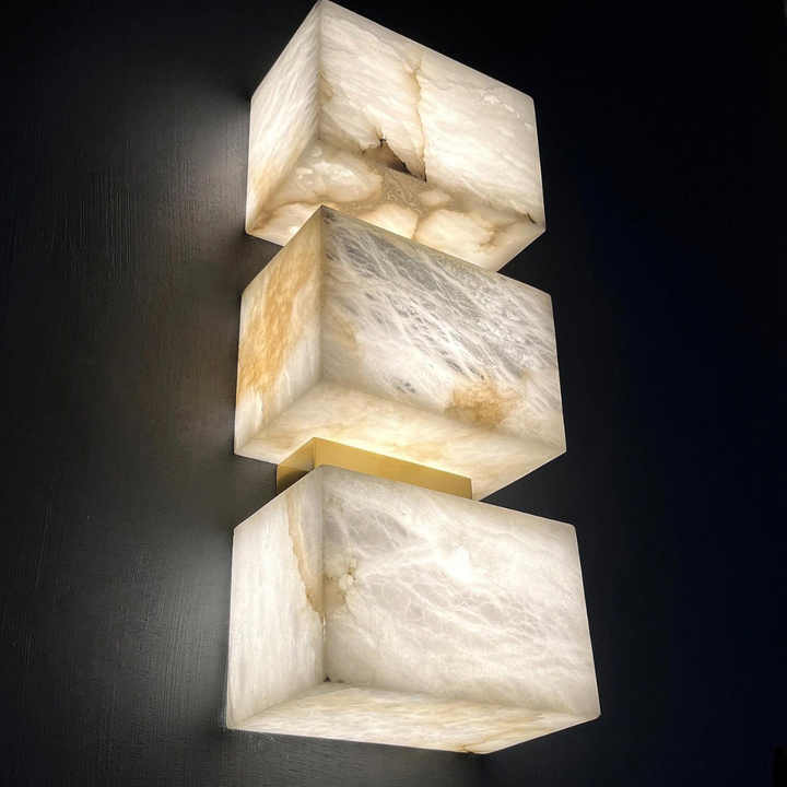 Spanish Marble Alabaster Decorative Wall Sconce Light Night Lamp ...