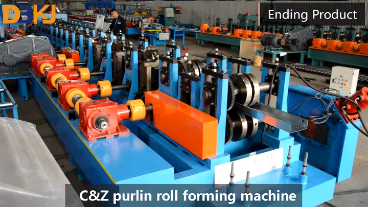 New Automatic Steel Frame House Machine CZ Changeable Purlin Roll ...