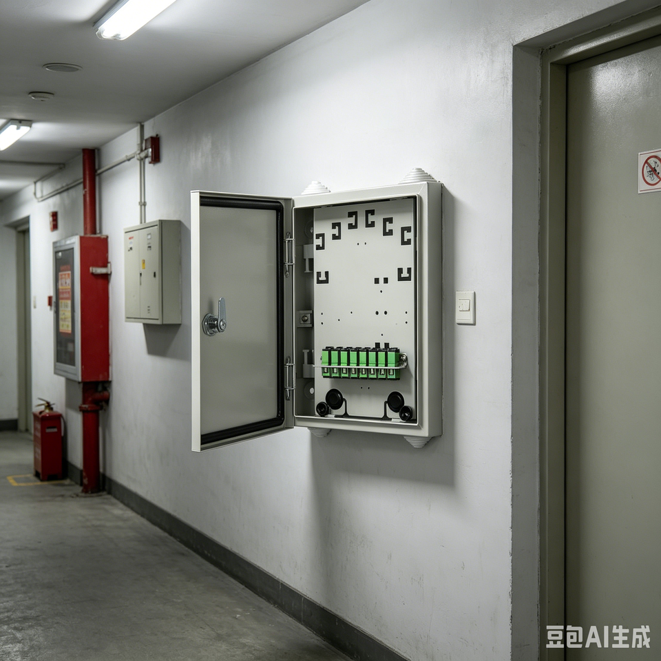 144 Port Wall Mount Fiber Optic Empty Enclosure High Density ODF ...