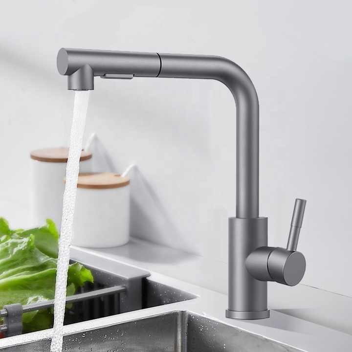 China Manufacturer Modern Design Gun Gray Hot Cold Mixer Faucet 304 ...