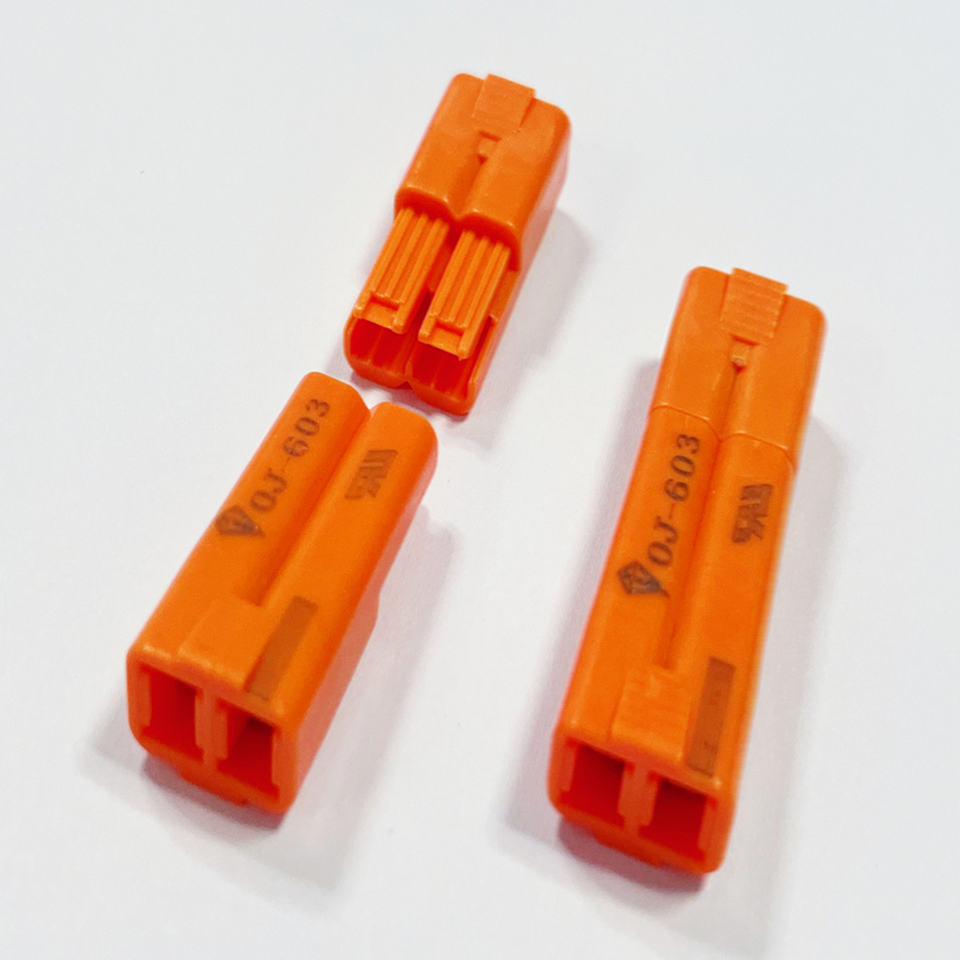 2 Pin OJ-603 Series DC Automatic Plastic Female and Male Electric Wire ...