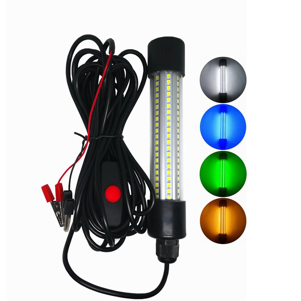 Ip68 Waterproof DC 12V High Power LED Fish Attracting Lure Submersible ...