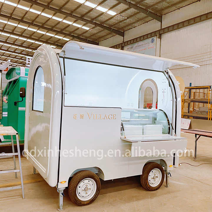 Snow Cone Trailer - Small Trailer Food Stand for Commercial