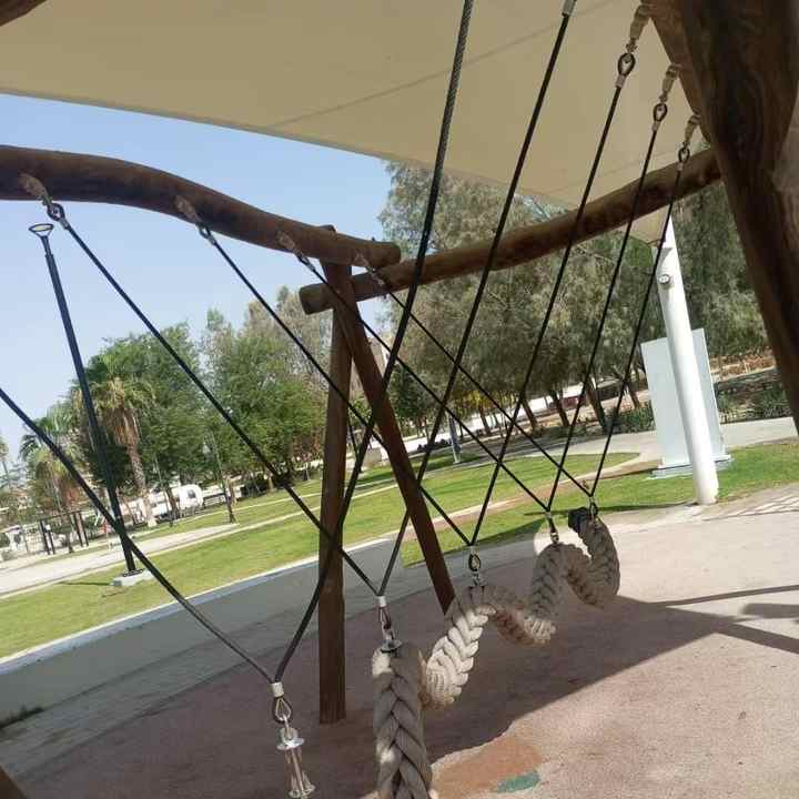 Outdoor Amusement Hanging Rope Swing Equipment Complete Set Rope Swing ...