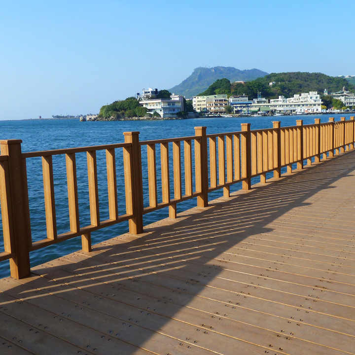 Outdoor Long Service Life Usage Plastic Slats Recycled PS Solid Board ...