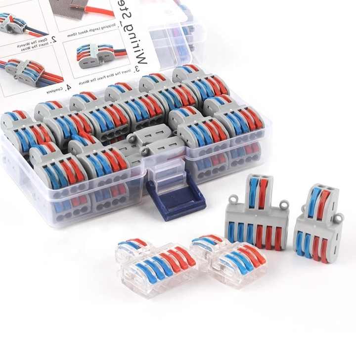 Boxed Quick Cable Splitter Electric Universal Wire Connector SPL Push ...