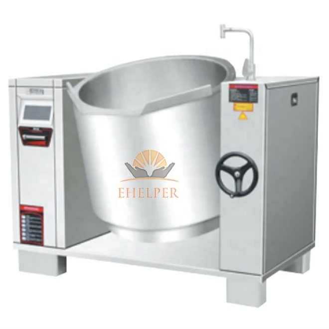 Factory 100-500L Automatic Cooking Mixer Machine10L+10L Oil Deep Fryer ...