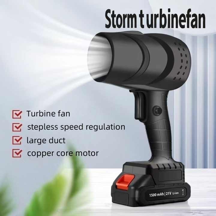 Turbo Jet Blower Super Power Air Duster Cordless Handheld Fan Storm ...