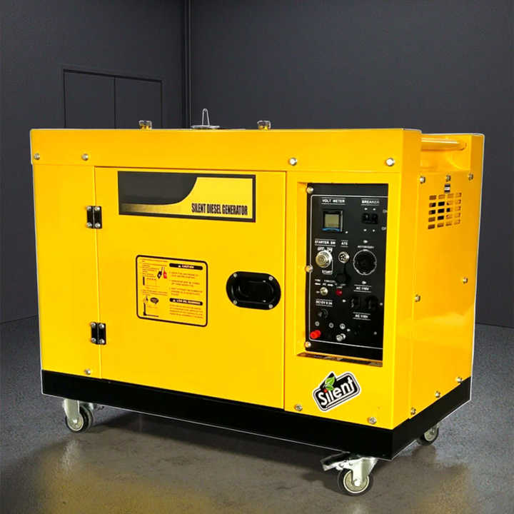High Quality 12kva Diesel Generator Silent Water Air Cooling System Factory Direct 5kw Rated ...