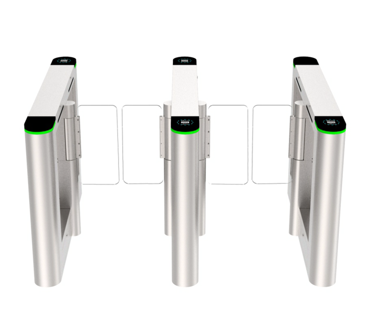 Hfsecurity Sus304 Speed Gate Turnstile Outdoor With Biometric Rfid ...