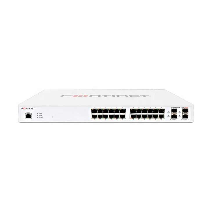New In Box Fortinet FortiSwitch 100 Series Entry Layer 2 FortiGate POE+ ...