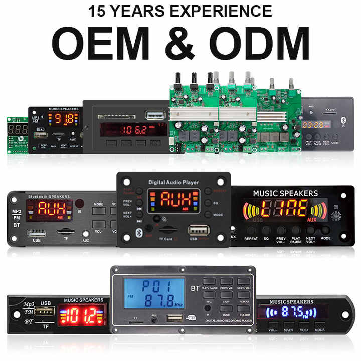 VIRE Mini Mp3 Player Bluetooth Audio Fm Kit Usb Mp3 Player Decoder Module