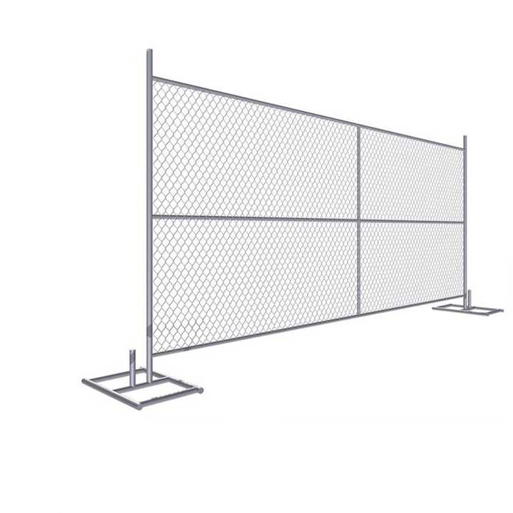 High Security Frame Welded Metal Fence Removable Fence Panel Temporary ...