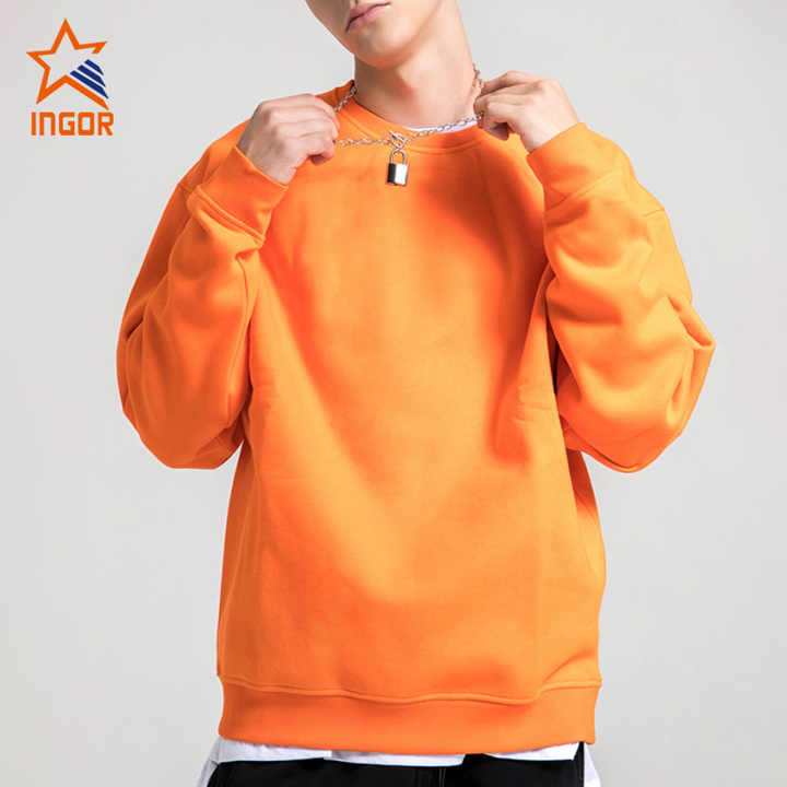 Ingor High Quality Custom 345g Heavyweight Unisex Crew Neck Plain ...