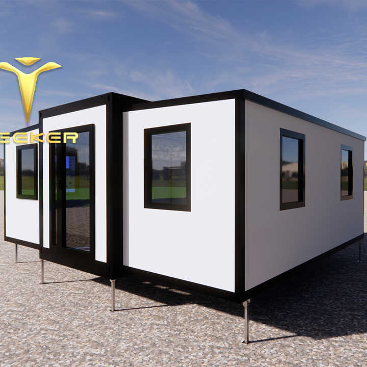 Ward Prefabricated Luxury Villa Houses Expandable Porch Flat Pack ...