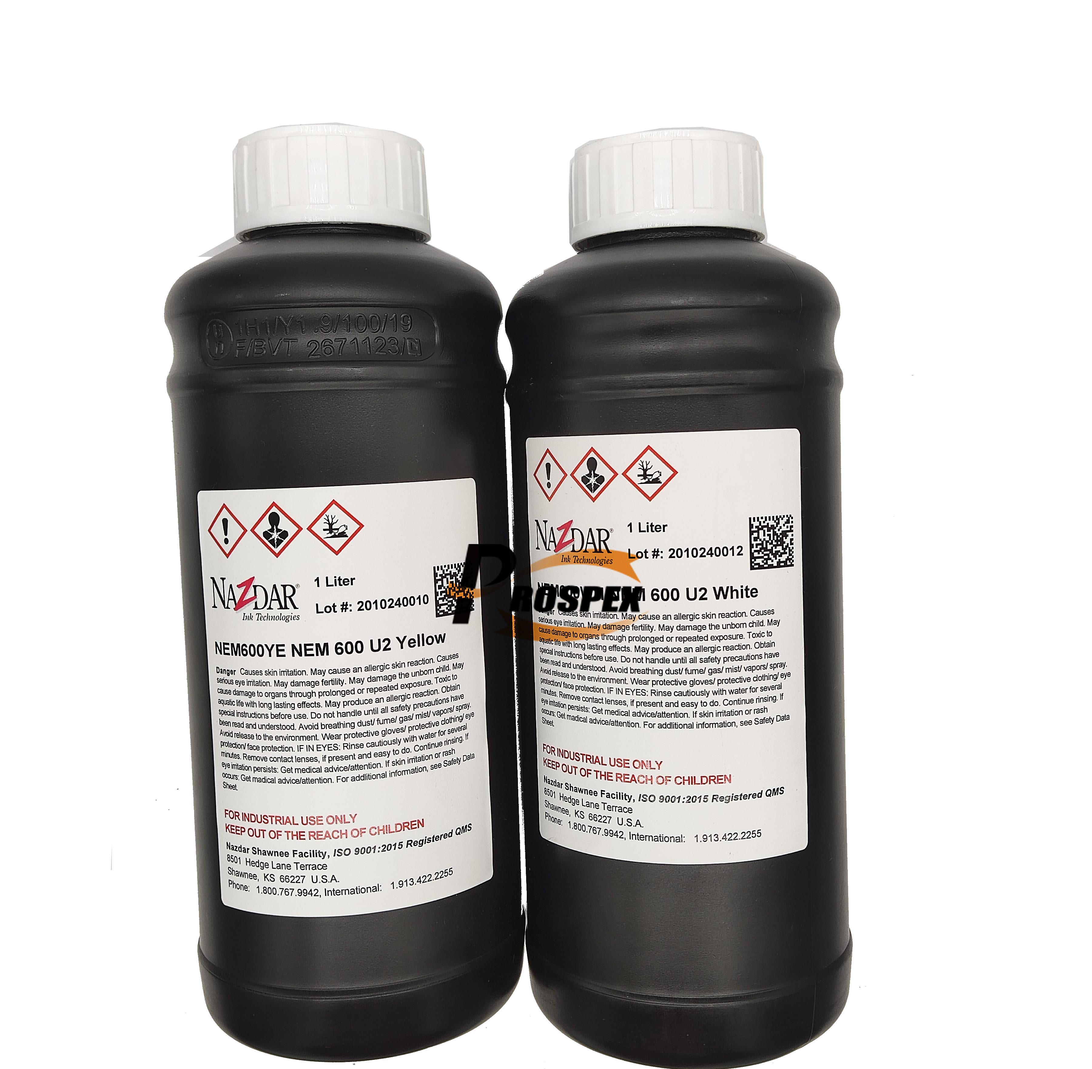 Original Nazdar Uv Flatbed Ink Nem 600wh Nem600 U2 Suitable For Ricoh Gen5 Konica Industrial ...
