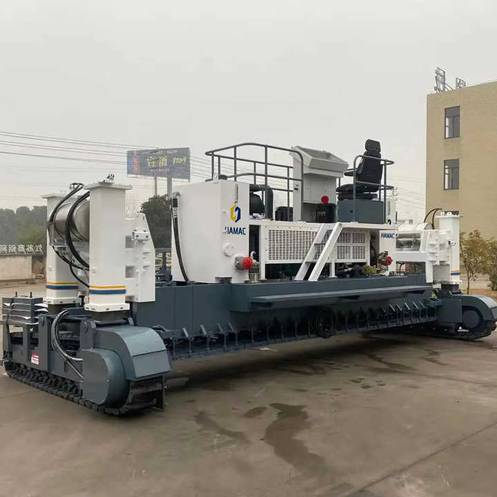 Slipform Paver Drainage Ditches Paving Small Curb Machine Curb and ...