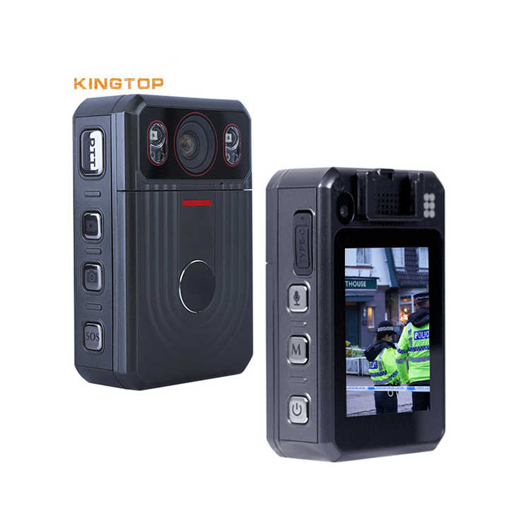 KINGTOP 4G Body Worn Camera - IP67 Waterproof & 2K*4K Video
