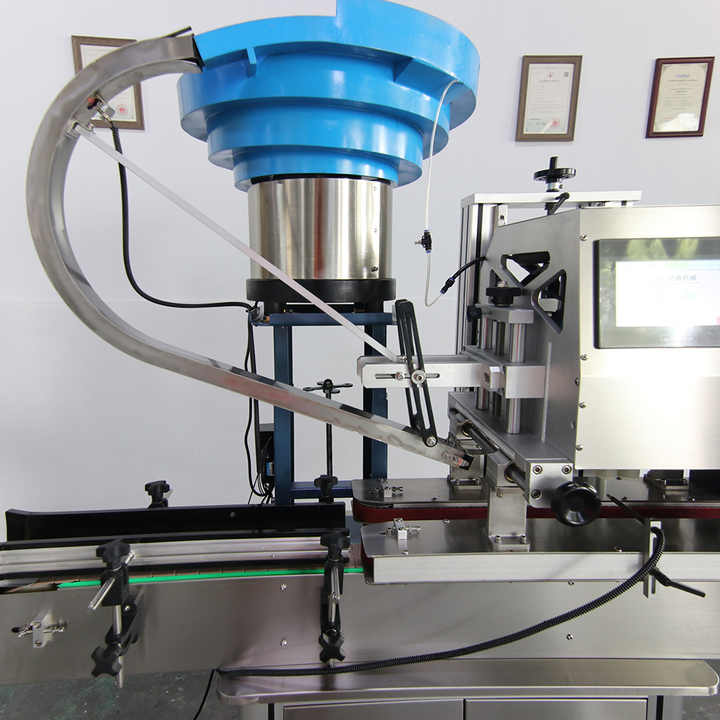 YIMU CM140 Automatic Pet Shampoo Bottle 4 Wheel Capper Pressing ...