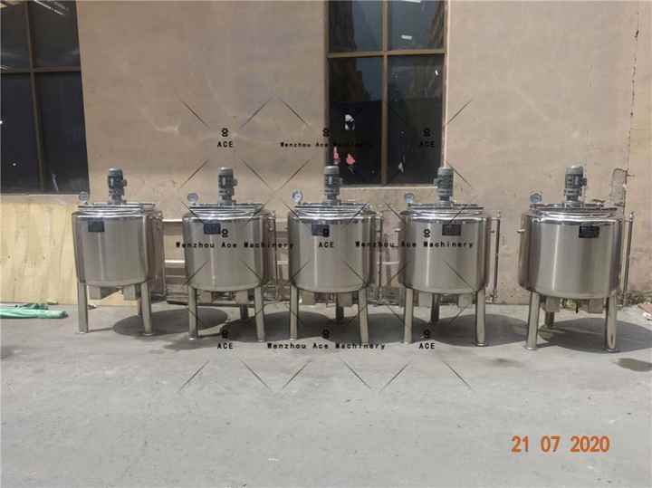 Food Grade Milk Juice Pasteurizing Tank SS304 Industrial Continuous ...