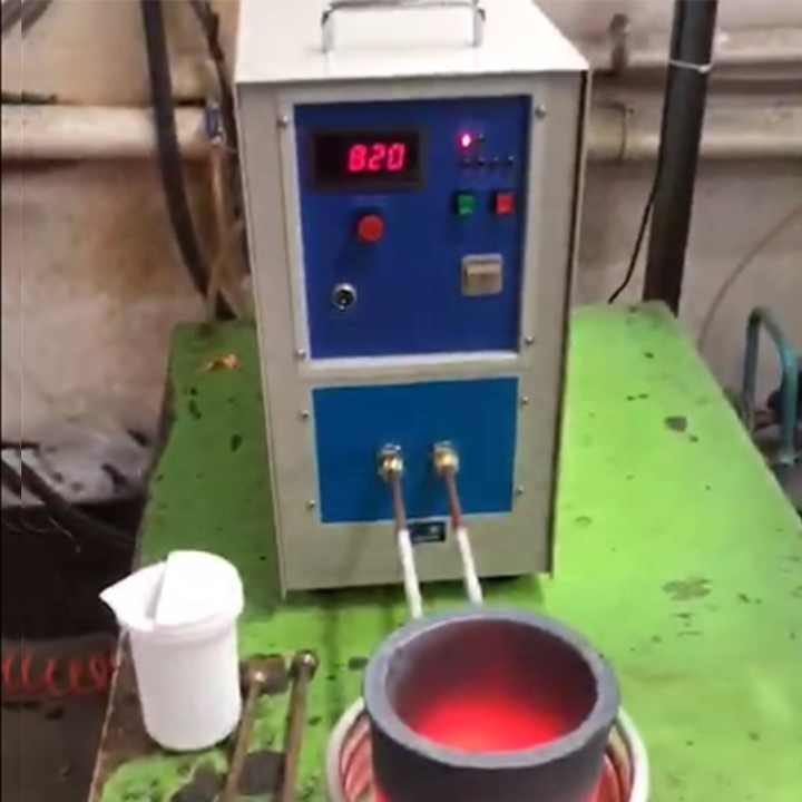 5kg High Frequency Induction Melting Furnace for Gold/silver/copper ...