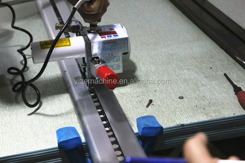 Electric round knife straight cut fabric cloth end rotary cutter price ...