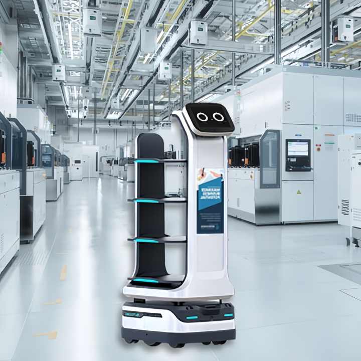 Delivery Robots Large Screen Interactive Intelligent Service Robot ...