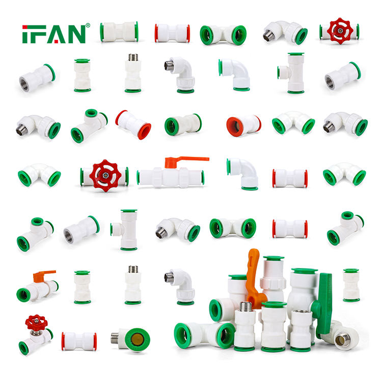 IFAN PPRプッシュ継手ISO 15874 20mm - 32mm PPR配管クイックコネクタPPR継手| Alibaba.com