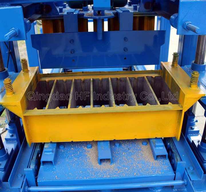Small Block Machine QT4-24 CHB Manual Semi-automatic Hollow Cement ...