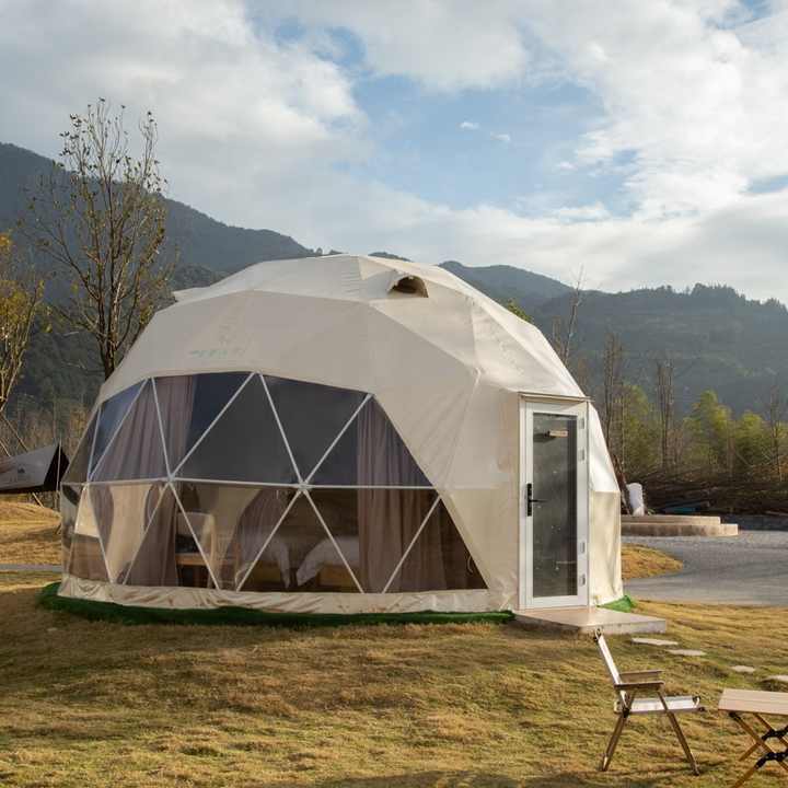 RIAT 4 Season Insulation Factory Price Geodesic Dome Tent