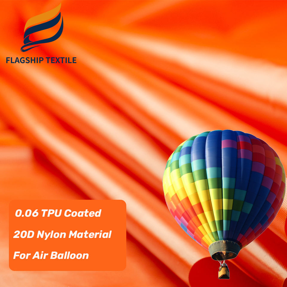 Air-tight Ultralight 20D 100% Nylon Material Fabric With PU/TPU/PVC/EVA ...