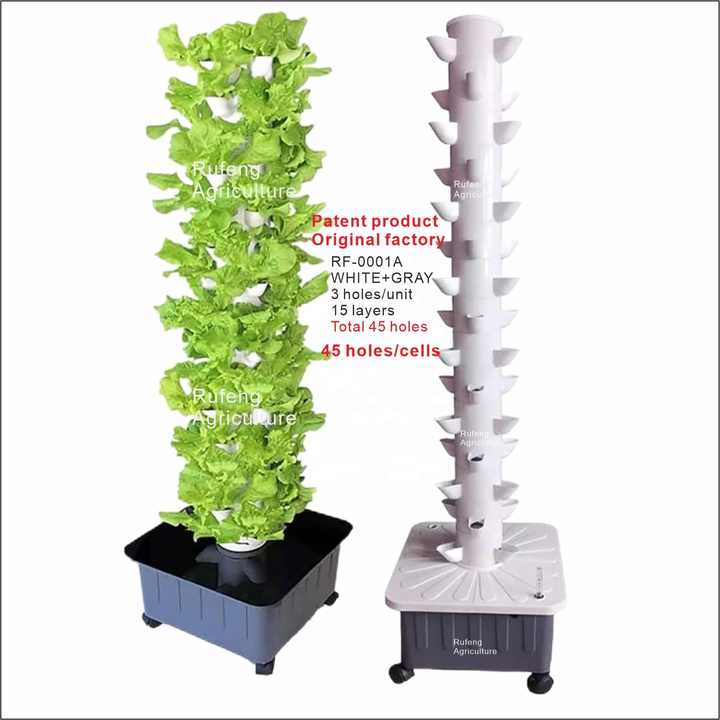 2024 Patented Hydroponics System for Vertical Grow Gardens