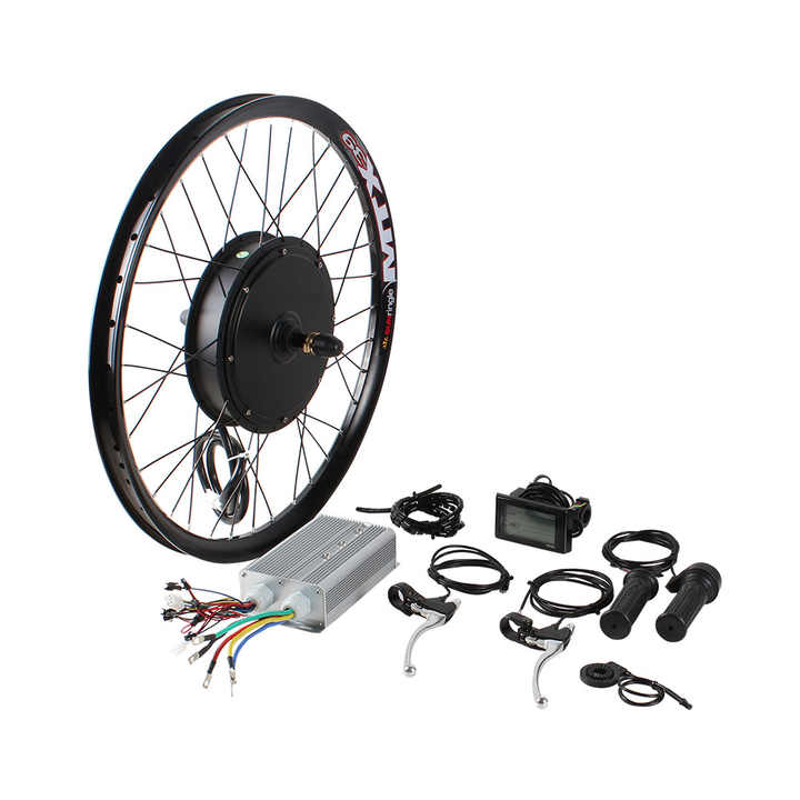 48v 1500w-3000w Hub Motor Bike Conversion Kits - IP54 Waterproof