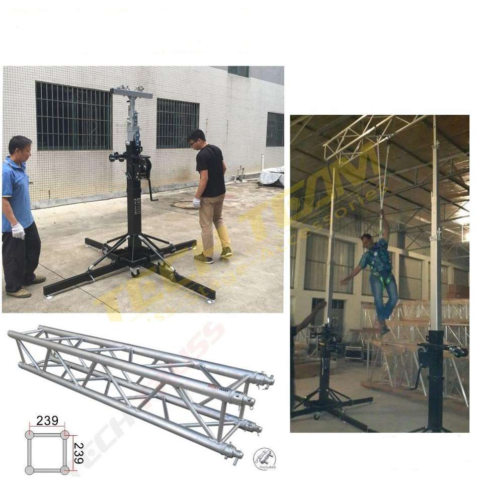 Crank Truss Hand Winch - Techtruss MT-650 - 650kg Capacity