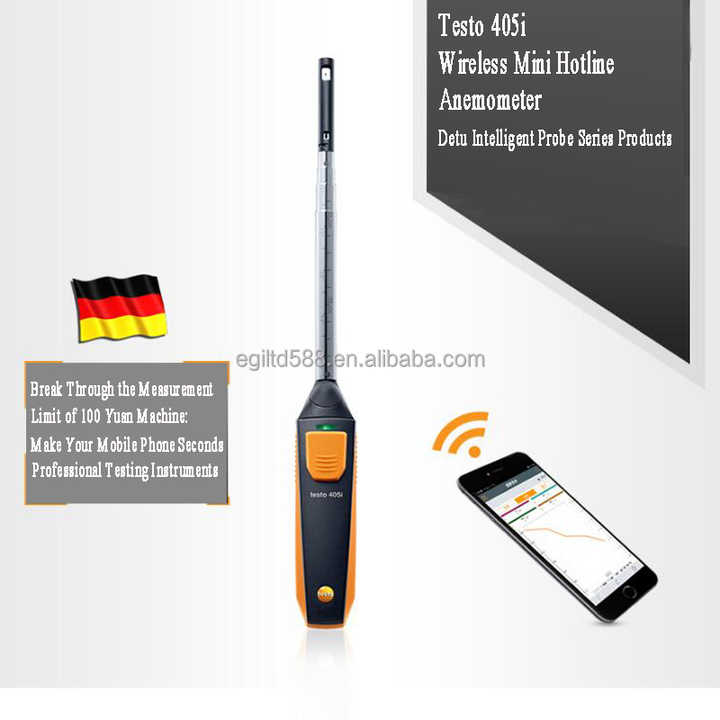 Testo 405i - Thermal Anemometer with Smartphone Operation 0560 1405 ...