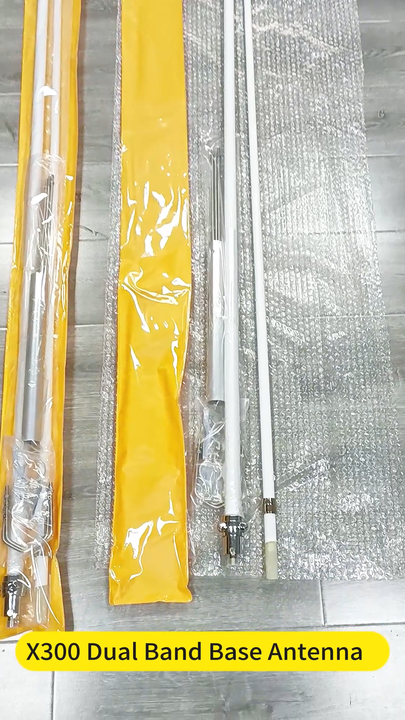 X300 Diamond 144-430mhz VHF/UHF Dual Band Antenna - 6.5/9.0dbi