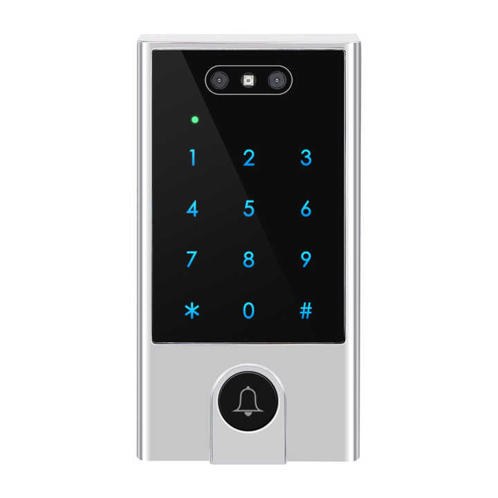 V5 Smart Tuya Wifi Time Attendance Access Control Waterproof 125KHz+13.56MHZ Rfid Wiegand Facial ...