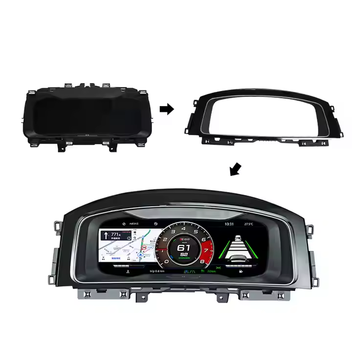 12.3 Inch Linux System Car Instrument Cluster for VW Golf7/Sportsvan ...