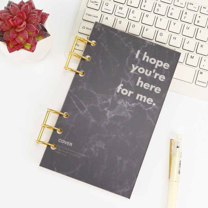 Water Ripple Acrylic Binder Cover A5 A6 DIY Acrylic 6 Holes Budget ...
