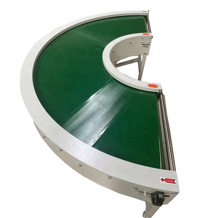 180 Degree Pvc Turning Belt Conveyor Curve Belt Machine 180 Degree ...