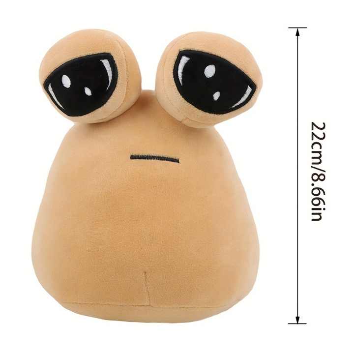22cm/8.66in My Pet Alien Pou Plush Toy Hot Game Emotion Alien Plush ...