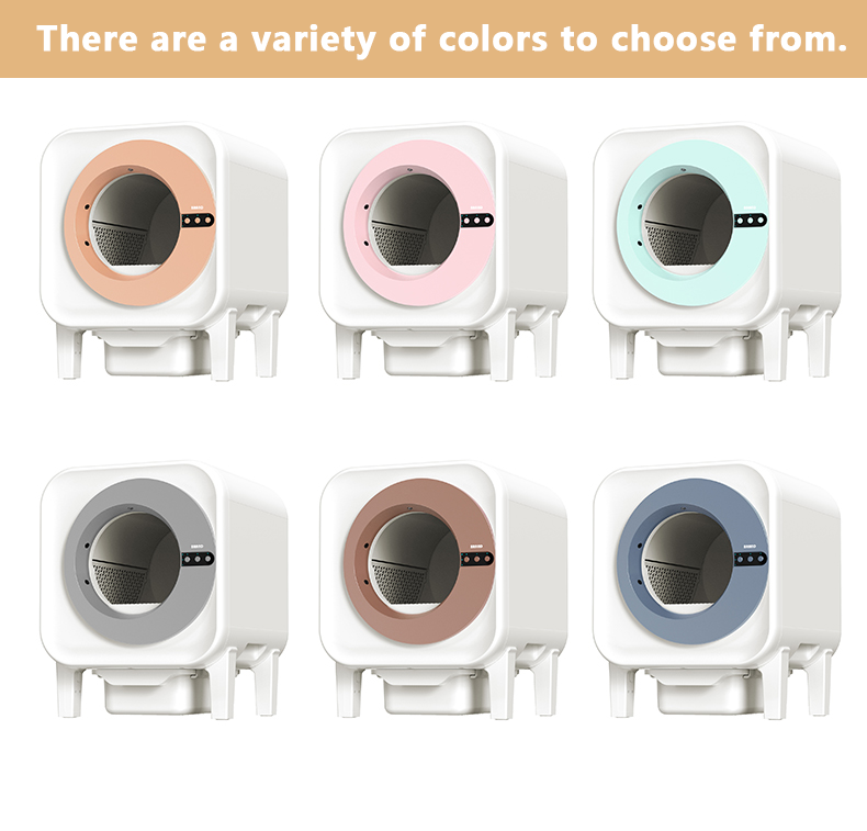 Automatic Smart Eco-Friendly Plastic Cat Litter Box with 70L Self ...