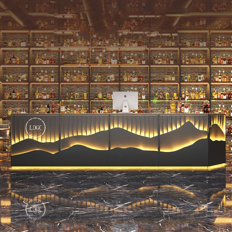 Luxury Customized Restaurant & Hotel Bar Counter with Modern Design ...