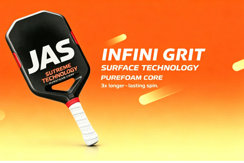Professional EVA Foam Carbon Fiber Pickleball Paddle Balanced MOI ...