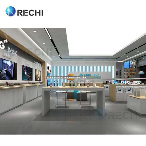 RECHI Mobile Phone Shop Decoration Design Wall Phone Accessory Showcase ...