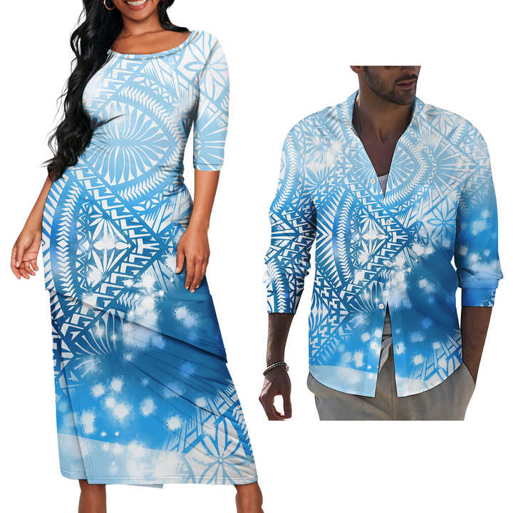 Shop Our Traditional Polynesian Tribal Samoan Puletasi Dress