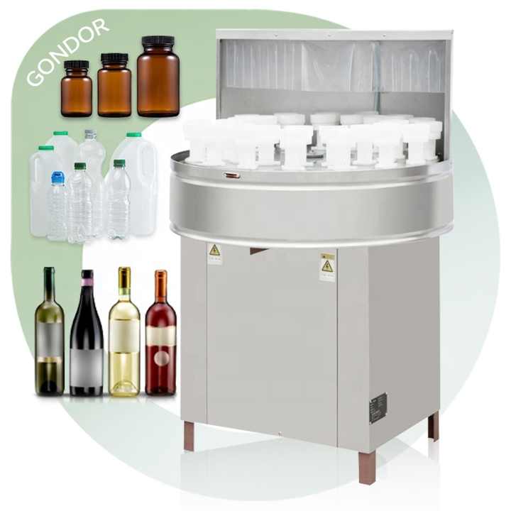 Semi Automatic Rinser Wash Glass Wine Small Bottle Washer Machine ...