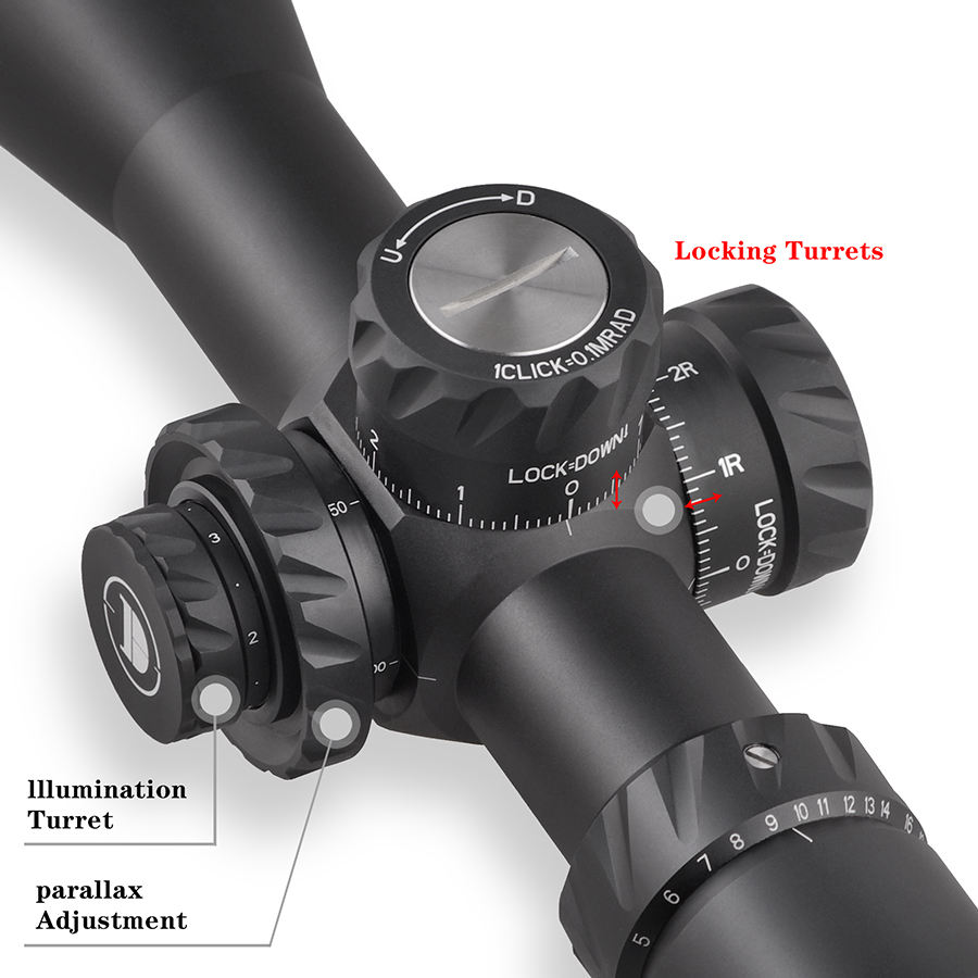 Discovery Opt 5-30X56 FFP Tactical Scope, 34mm Tube, Waterproof ...